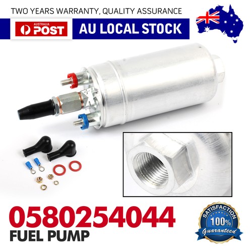 300LPH High Pressure Inline External Electric Fuel Pump Kit Bosch 044 ...