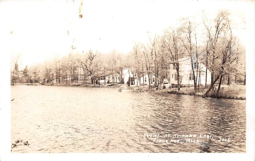 D19/ Pinckney Michigan Mi Real Photo RPPC Postcard 1938 Hi-Land Lake ...