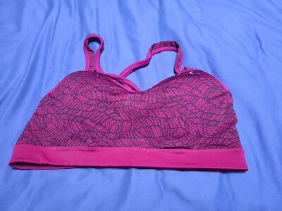 Brooks Racerback Padded Sports Bra Size Large | eBay
