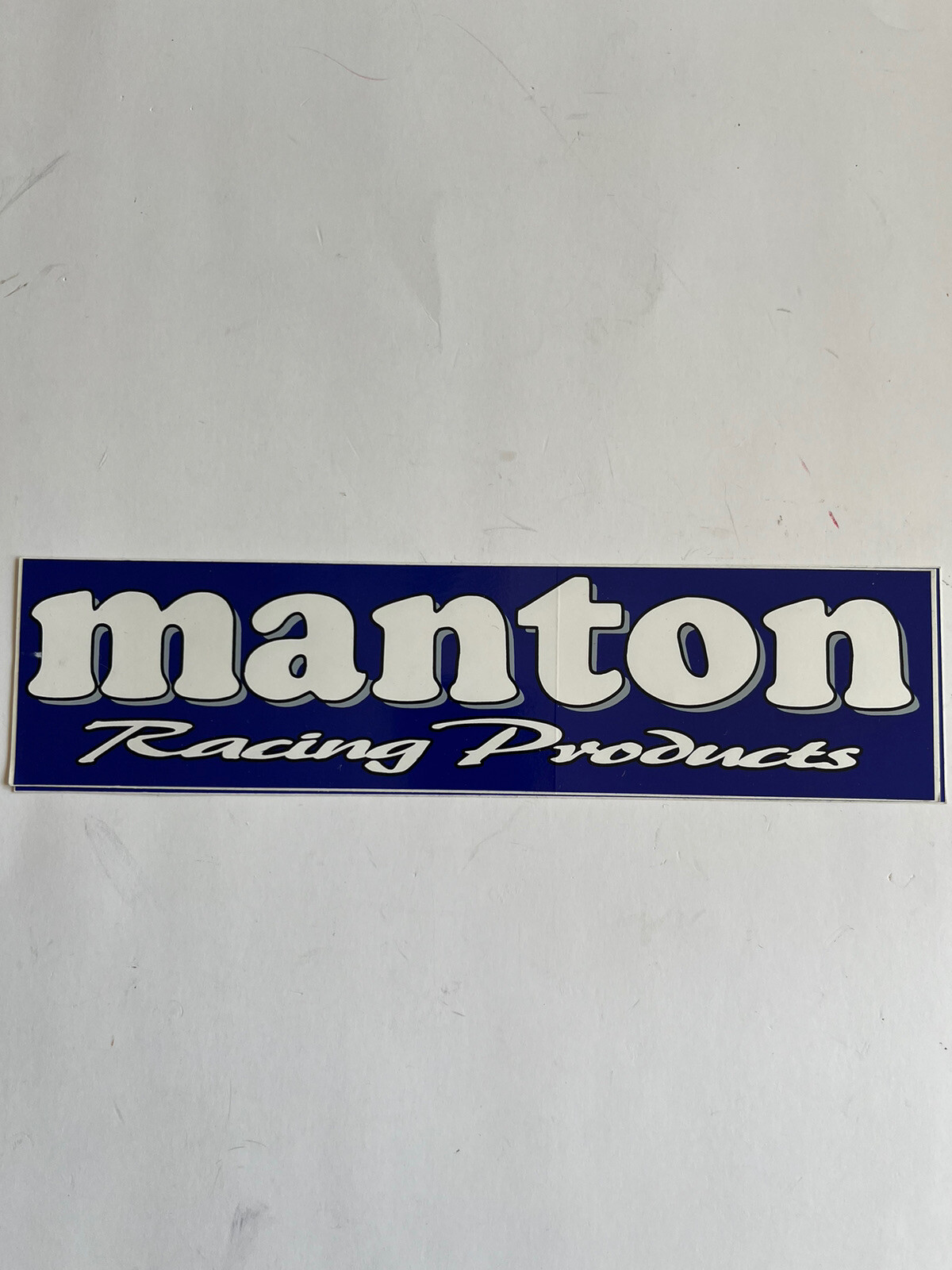 Original Vintage NOS Manton Racing Products Sticker ~2.75x10.75” (5k ...