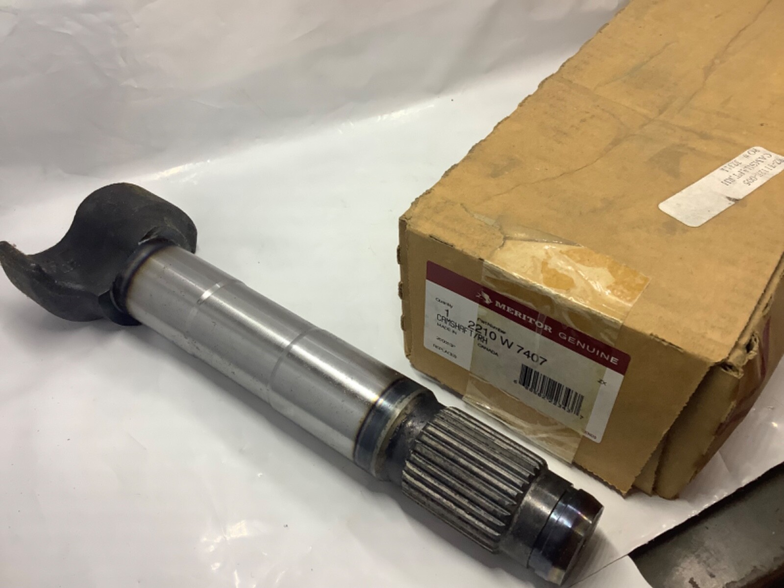 Meritor 2210w7407 Camshaft Side Brake Cam Shaft Fin Right Hand RH 2210 ...