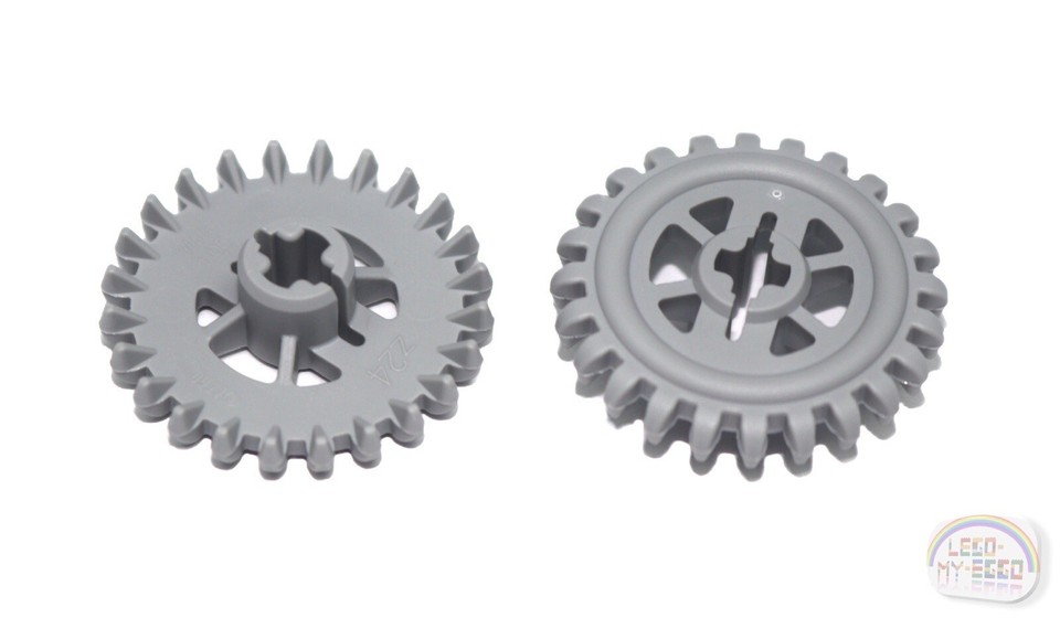 LEGO Technic - 3 x 24-Tooth Crown Gear - LBG - New - (3650b, EV3, Robot ...