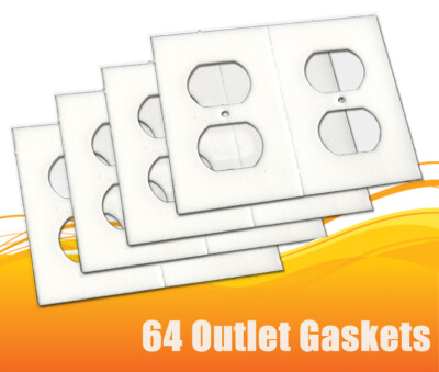 64 Gasket Covers, Electrical Outlet Draft Stopper Foam Gaskets | eBay