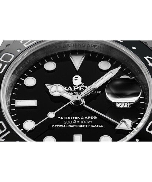 A BATHING APE Watch TYPE 2 BAPEX #2M stainless steel band A BATHING APE Watch TYPE 2 BAPEX #2M stainless steel band