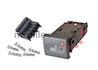 Genuine Land Rover Defender heated seat switch Tdci Td4 90 110 130 Puma ...