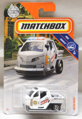 2019 MATCHBOX WHITE METER MADE "POLICE" MBX SERVICE SERIES #4/20, MBX ...