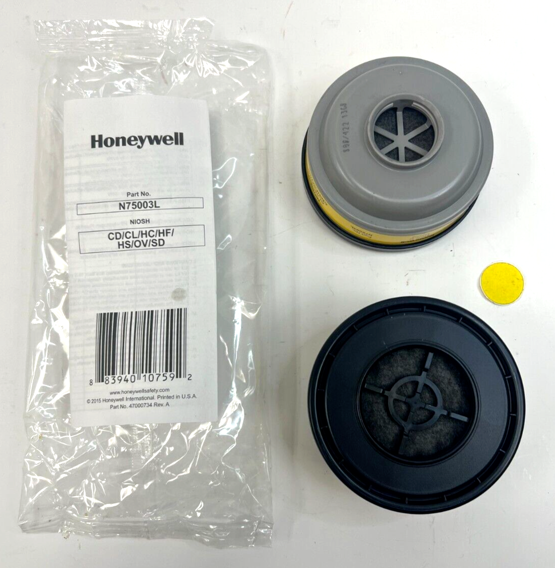 HONEYWELL N75003L RESPIRATORY CATRIDGE *** PACK OF 2 *** | eBay