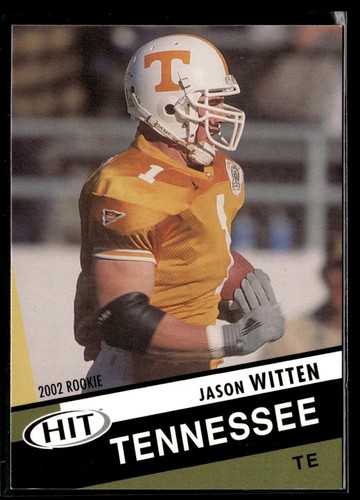 2003 SAGE HIT Jason Witten #10 Tennessee Volunteers | eBay