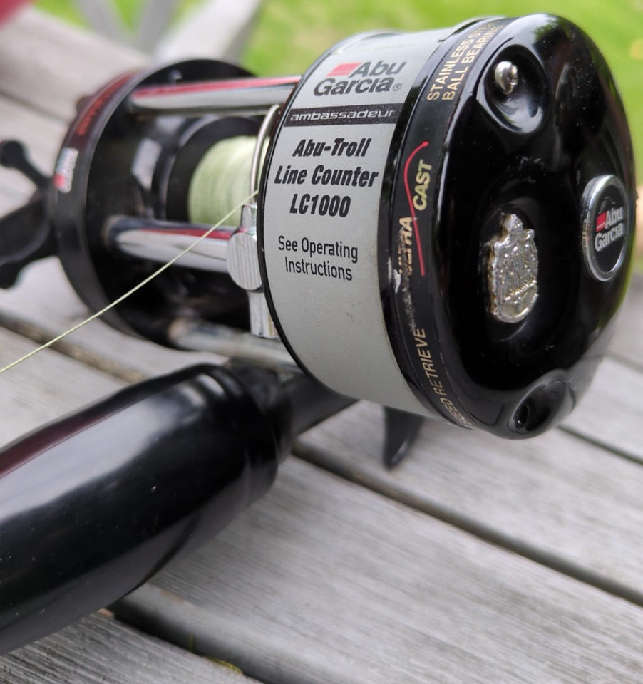 Abu Garcia Ambassadeur Combo *6000C Fishing Reel *LC1000 Line Counter ...