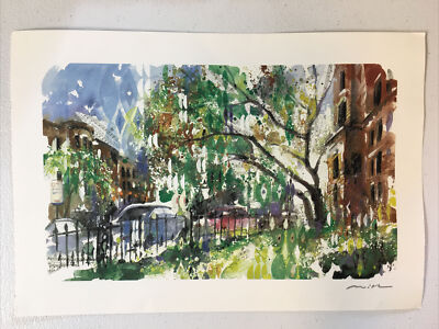 Commonwealth in Bloom by Misha Lenn Park West Gallery Seriolithograph ...