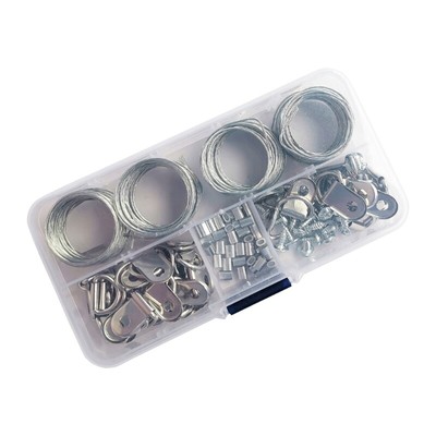 124pcs/set Reliable Wire Rope Set 3 Meters Metal Wire Ropes set for ...