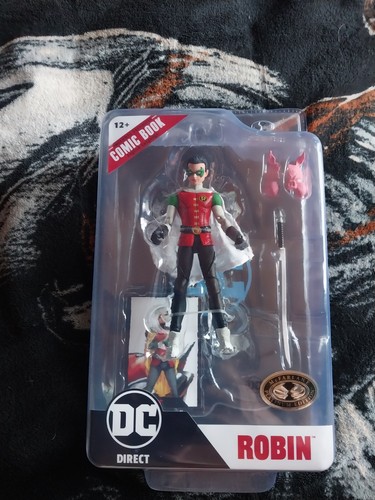 DC Direct Robin Batman Reborn Platinum Chase McFarlane Toys Figure ...