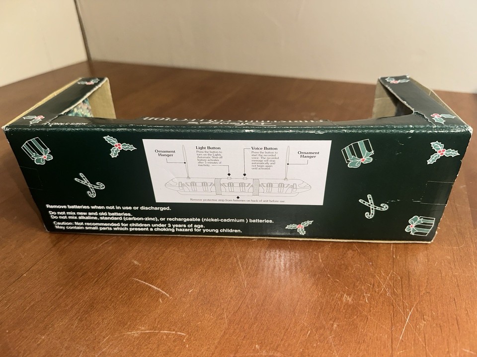 Disney Monorail Christmas Ornament Lights Voice in Original Box Tested ...