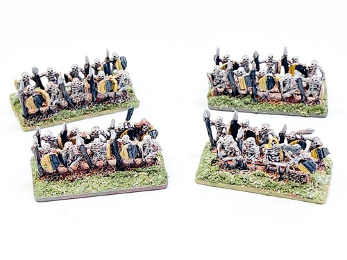 15mm miniatures Skeleton Undead metal painted figures x40 Wargaming ...