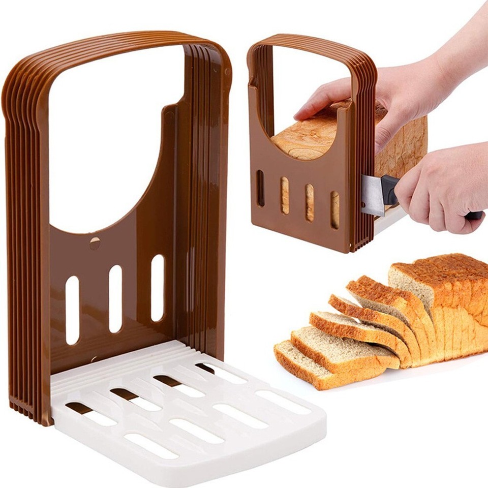 Bread Slicer ABS Bakeware Kitchen Gadgets Loaf Cutter Rack Slicing ...