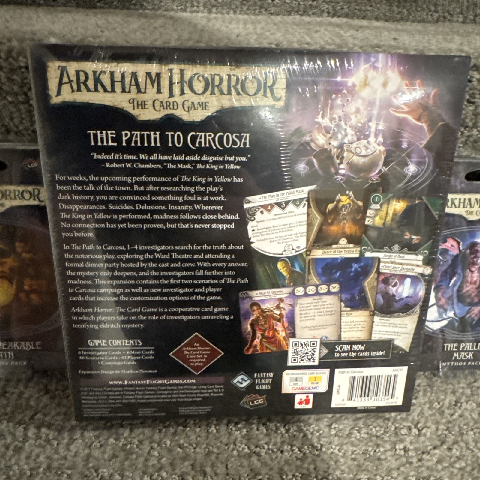 Arkham Horror LCG the Path to Carcosa expansion , 5 Of 6 Mythos Packs 1,2,4,5,6 | eBay