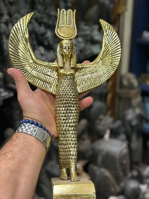 New Handmade Egyptian Maat Statue Gold Leaf (Available December 3rd) | eBay