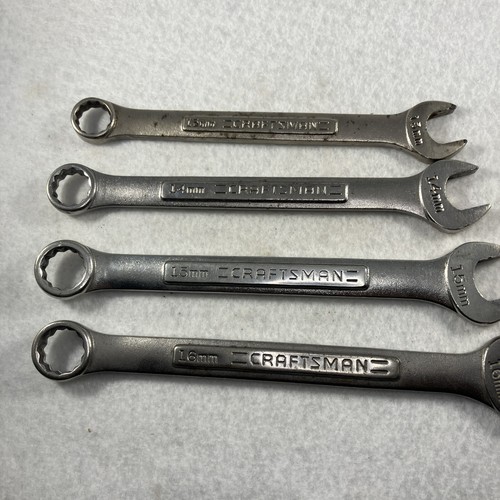 Craftsman Inverted V Metric 13-16 Combination Wrench 12 Pt Panel Set ...