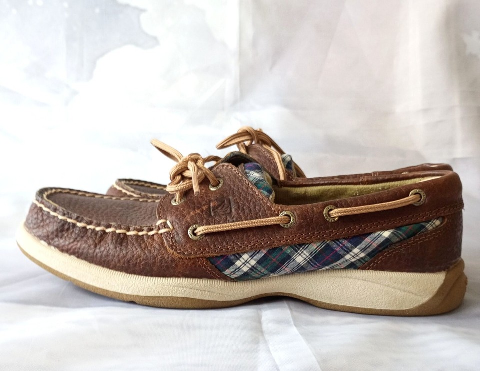 Sperry Top-Sider Intrepid Leather Boat Shoes Women’s Size 8 Excellent ...