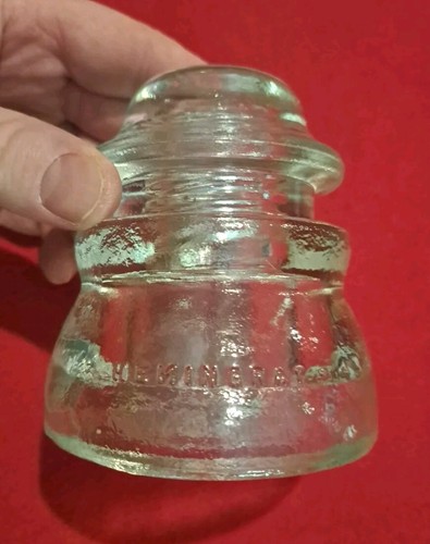 Hemingray No 45 Clear Glass Electric Insulator 1954 Vintage | eBay