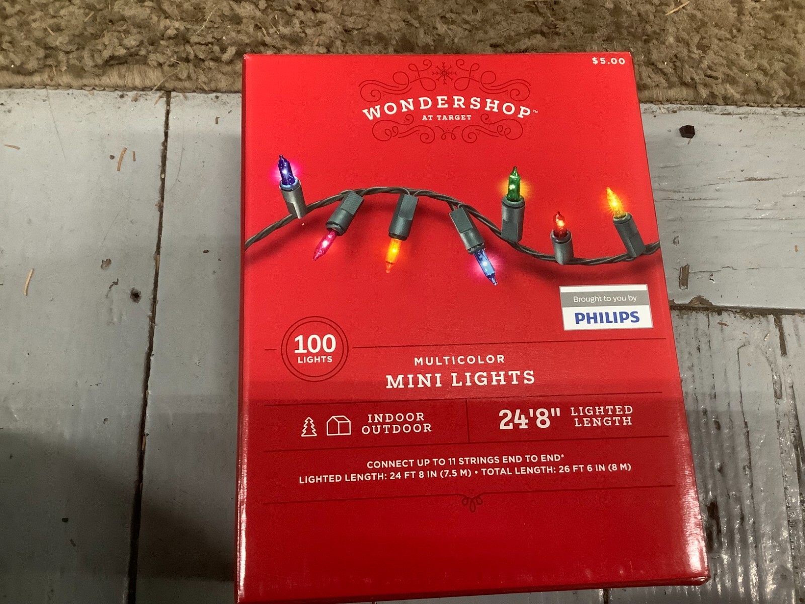 24 BOXES MULTICOLOR Mini Christmas Lights (ea 24’8” 100 Lights) Indoor ...