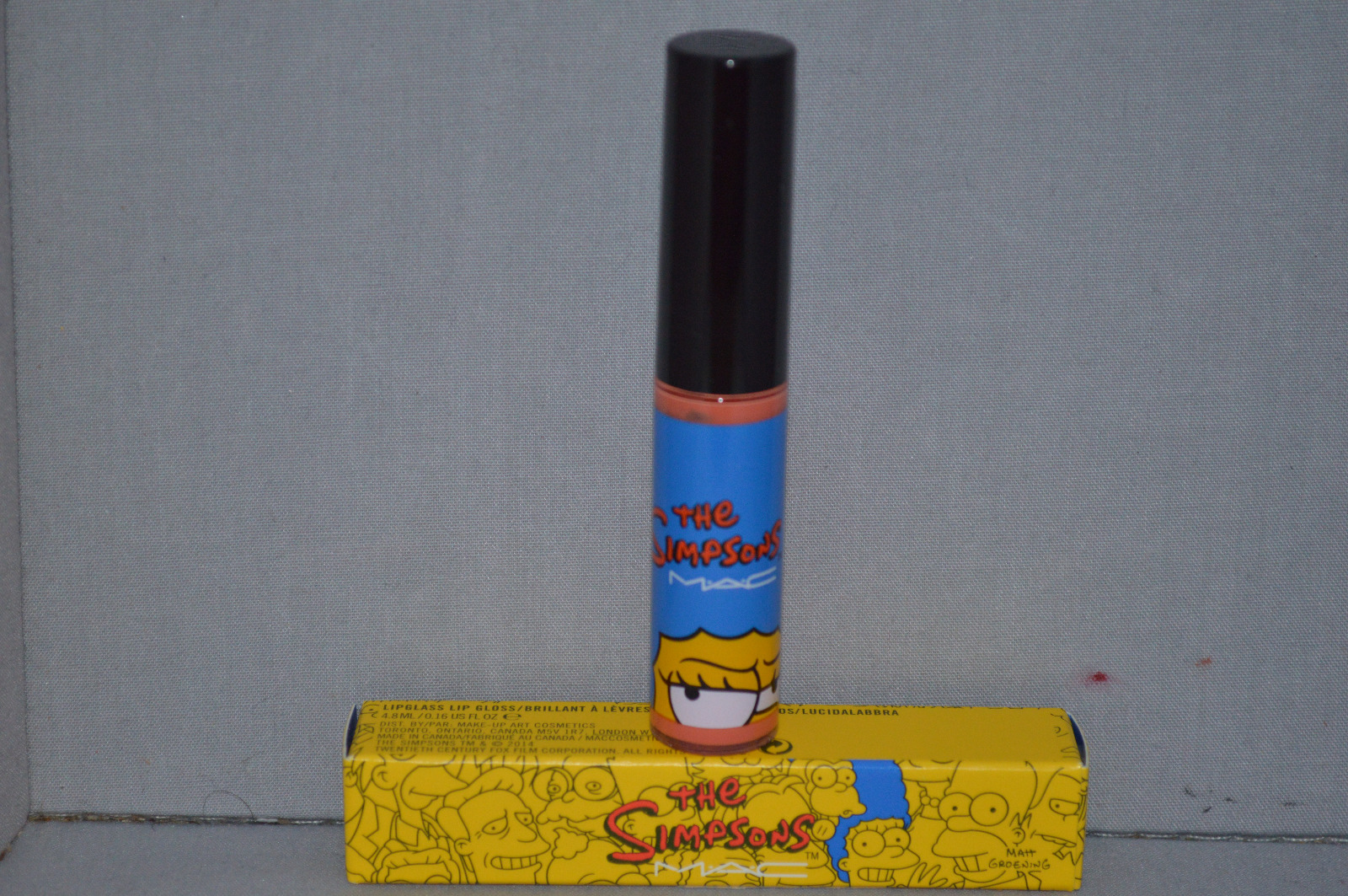 Mac The Simpsons Lipglass Lip Gloss Grand Pumpkin 0.16 oz New Boxed | eBay