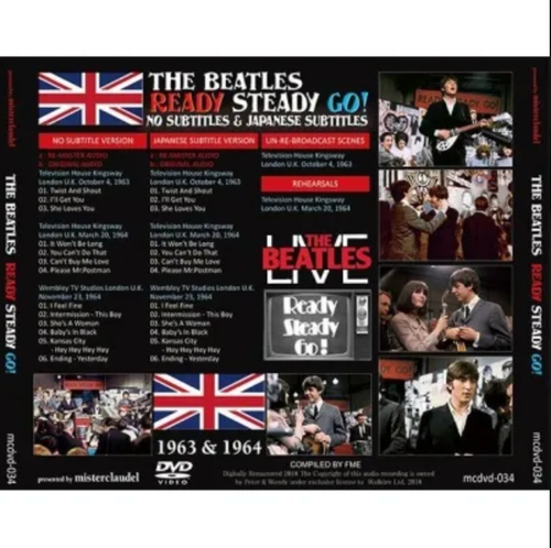 BEATLES / READY STEADY GO! (DVD) Region Free NEW | eBay