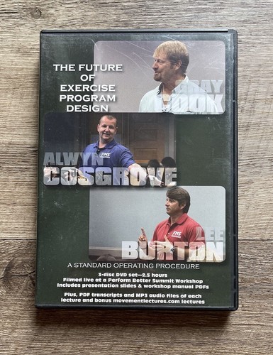 Gray Cook: Future Of Exercise Program Design Functional Movement DVD, 3 ...