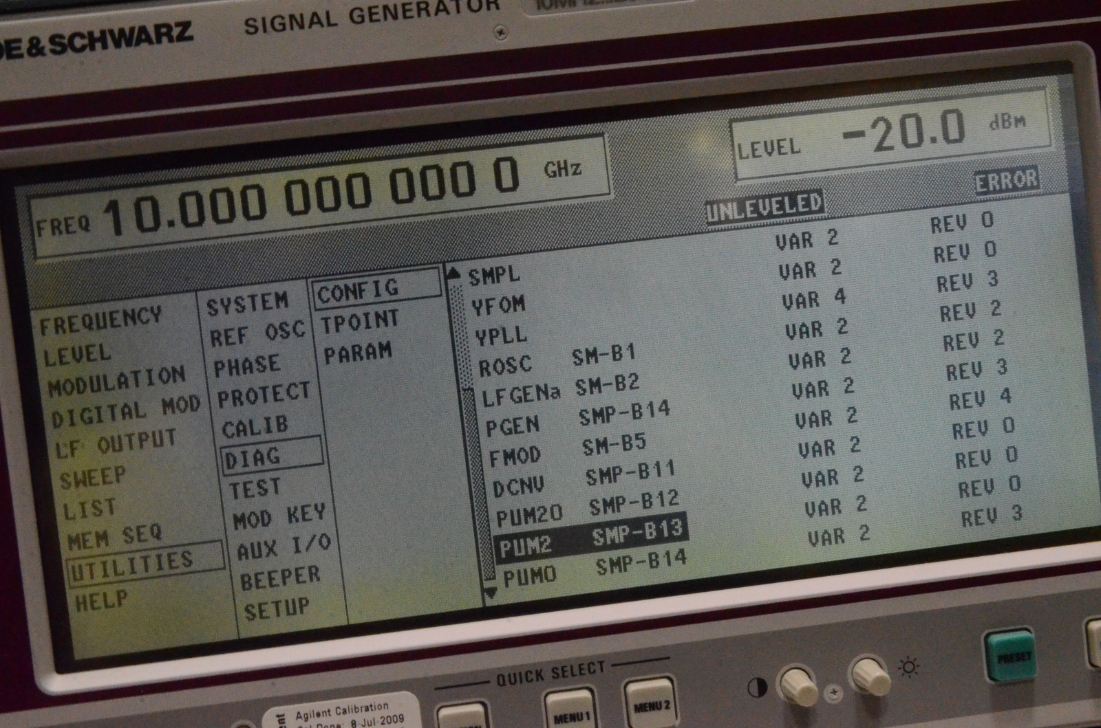 Rohde & Schwarz SMP02 High Power Signal Generator 2 to 20ghz 839225003 ...
