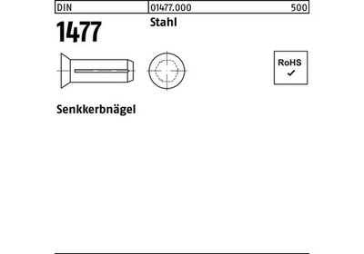 Reyher Senkkerbnagel DIN 1477 6 x 15 Stahl DIN 1477 | eBay.de