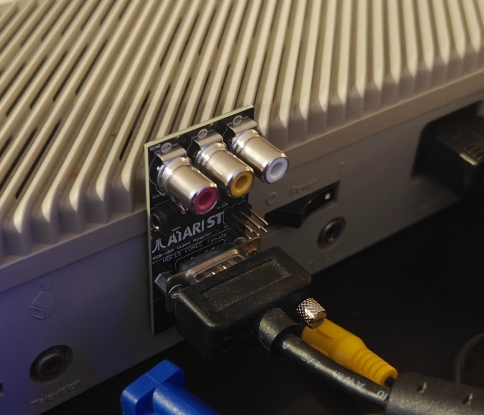 ATARI ST / STE RGB to VGA video Adapter with AV RCA and JACK | eBay