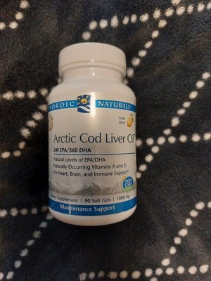 NORDIC NATURALS ARCTIC COD LIVER OIL 90 CAPSULES | eBay