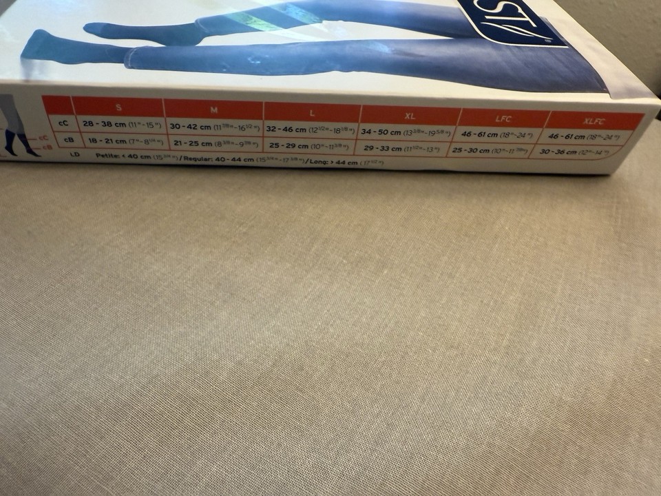 Jobst Medical Compression Stockings Casual Pattern Ocean blue 15-20 ...