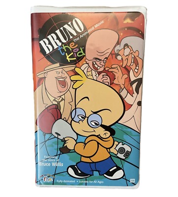 Bruno the Kid: The Animated Movie (VHS, 1997) RARE Bruce Willis FHE F.H ...