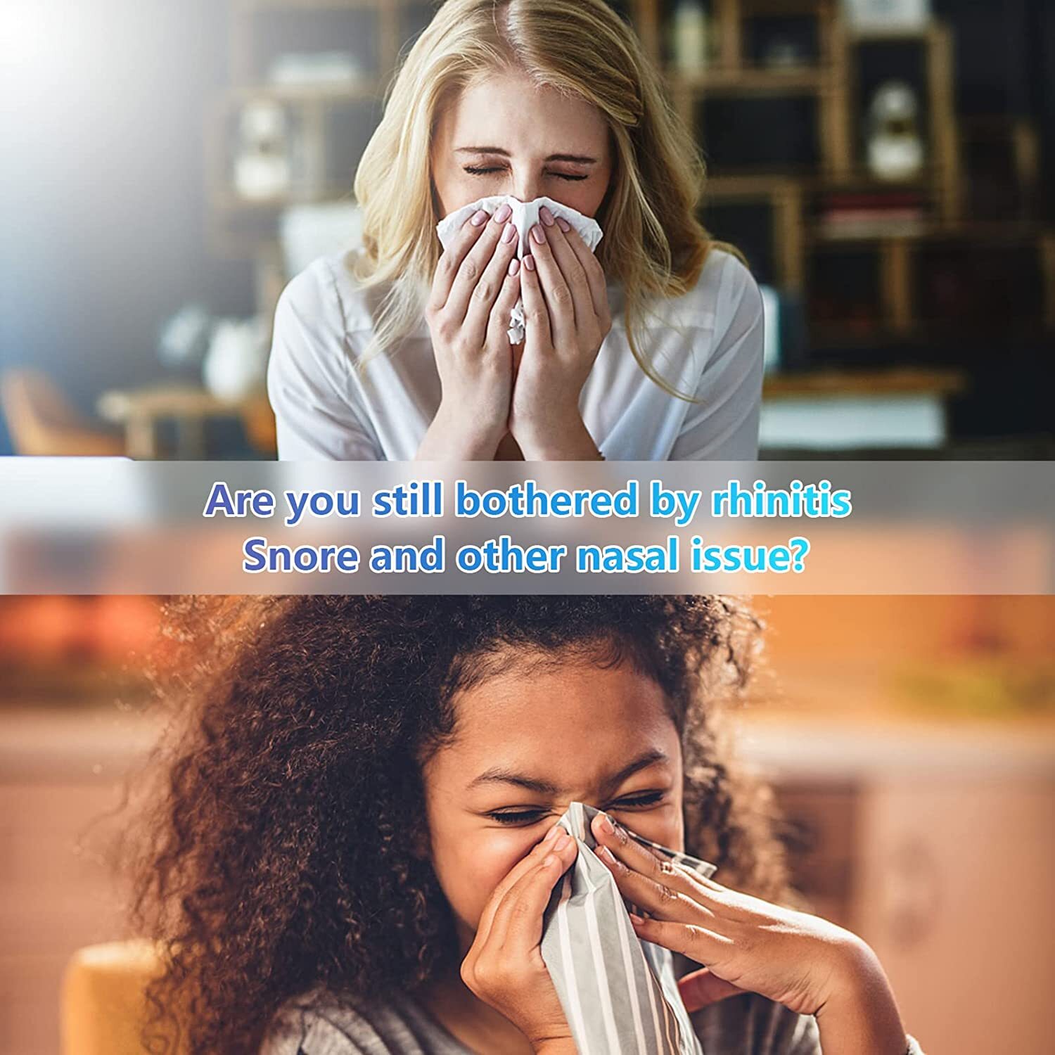 Nasal Allergy Reliever Laser Therapy Device Snoring Stuffy Nasal Sneezing Relief | eBay