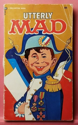 MAD Magazine Paperback Book: #4 Utterly MAD Ballantine 1969 4th Print G ...