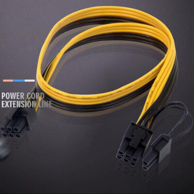 New 6P 6+2 Graphics Card Cable 18AWG Ribbon Cable Parallel Cable %%% | eBay