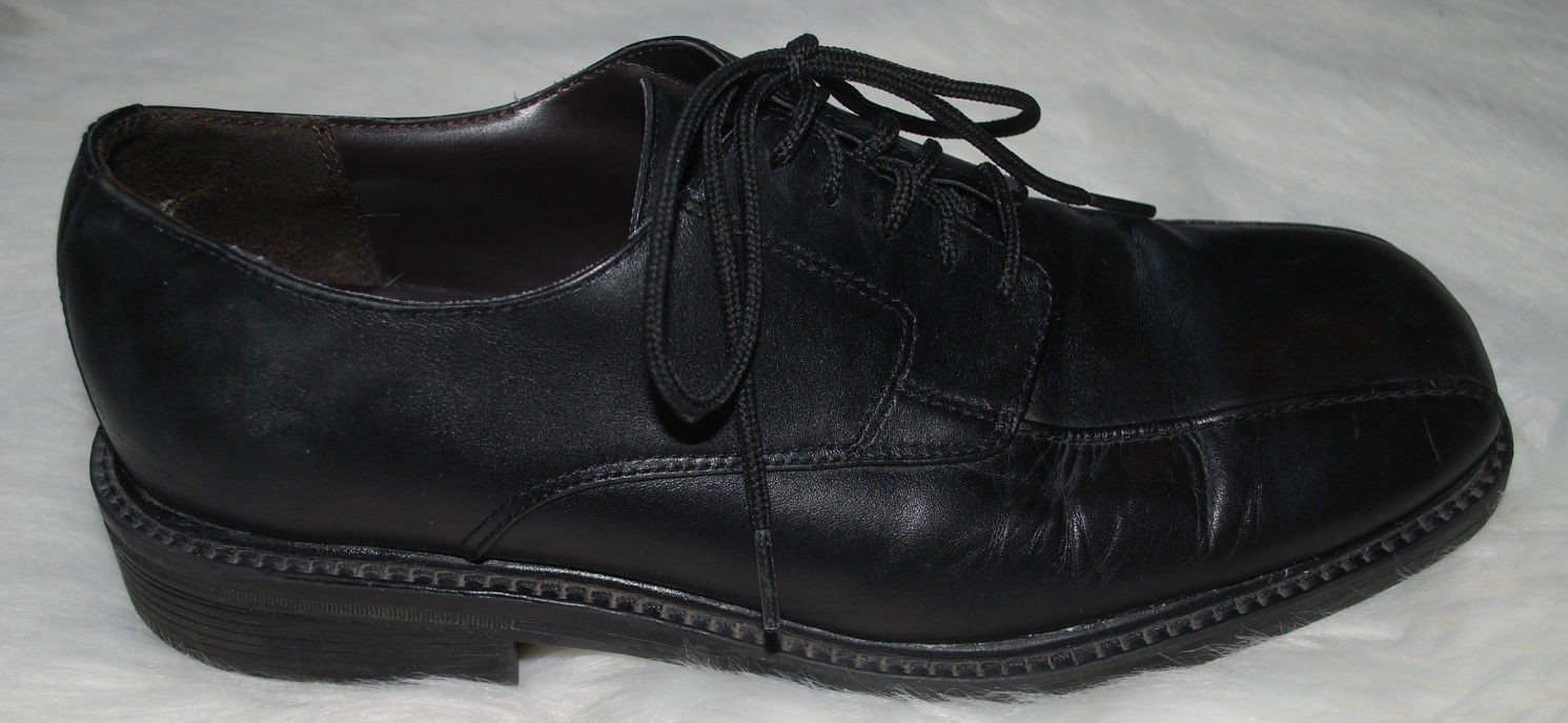 Axcess Mens Dress Shoes Size 13 MED Leather Black Bilborne RN 73277 ...