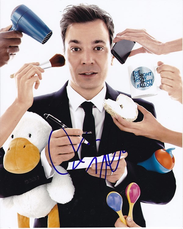 JIMMY FALLON Signed Autographed 8x10 THE TONIGHT SHOW Photo | eBay