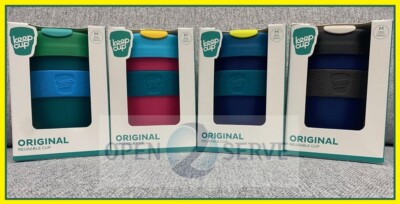 KeepCup Original Reusable Lightweight Coffee Cup M 12oz/340ml Splashproof Lid | eBay