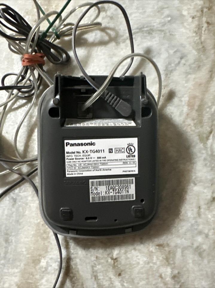 Panasonic KX-TG4011 KX-TG4012 KX-TG4021 DECT 6.0 base unit for KX ...