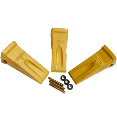 1U3302 CAT Style Long Tip Bucket Teeth with Pins & Retainers Fits For ...