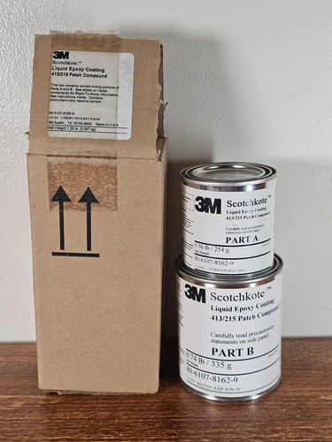3M Scotchkote Liquid Epoxy Coating 413/215 Patch Compound EXP 2010 | eBay