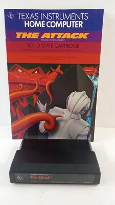 The Attack TI-99 Texas Instruments Game Cartridge - Tested | eBay