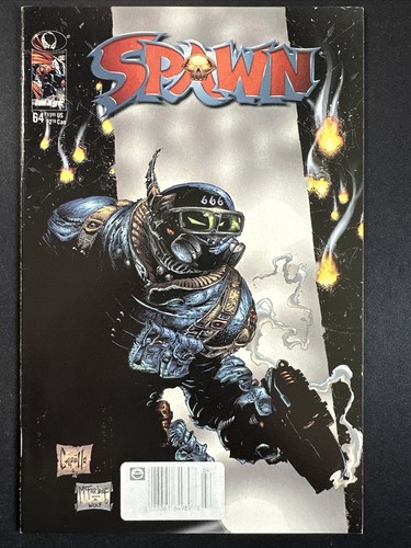 Spawn #64 E Sticker NEWSSTAND Image Comics 1st Print RARE HTF Mcfarlane Fine/VF | eBay