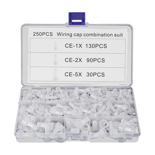 250pcs Cap Mechanical Wire Crimp Connector Aluminum Core Terminals ...