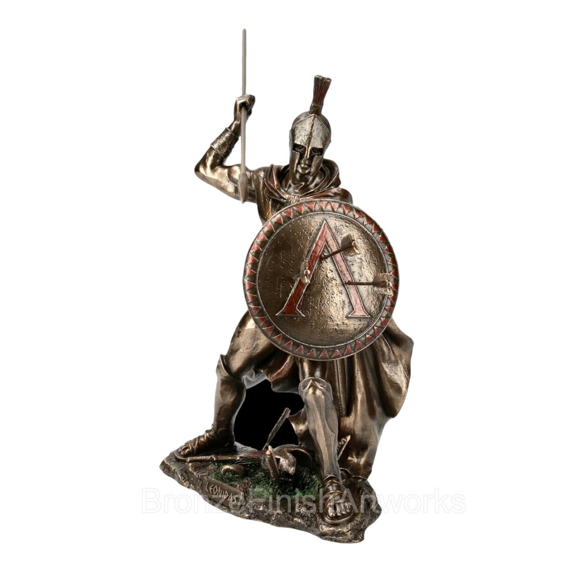 Large Leonidas with Arrows Greek Spartan King Warrior Sculpture Figure ...