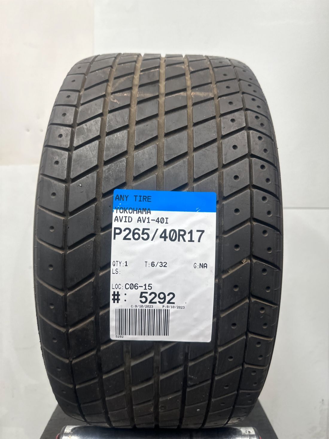 1 Used Yokohama Avid AV1-40i P265/40R17 2654017 265/40/17 - 6/32 | eBay