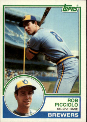 1983 Topps #476 Rob Picciolo - NM | eBay