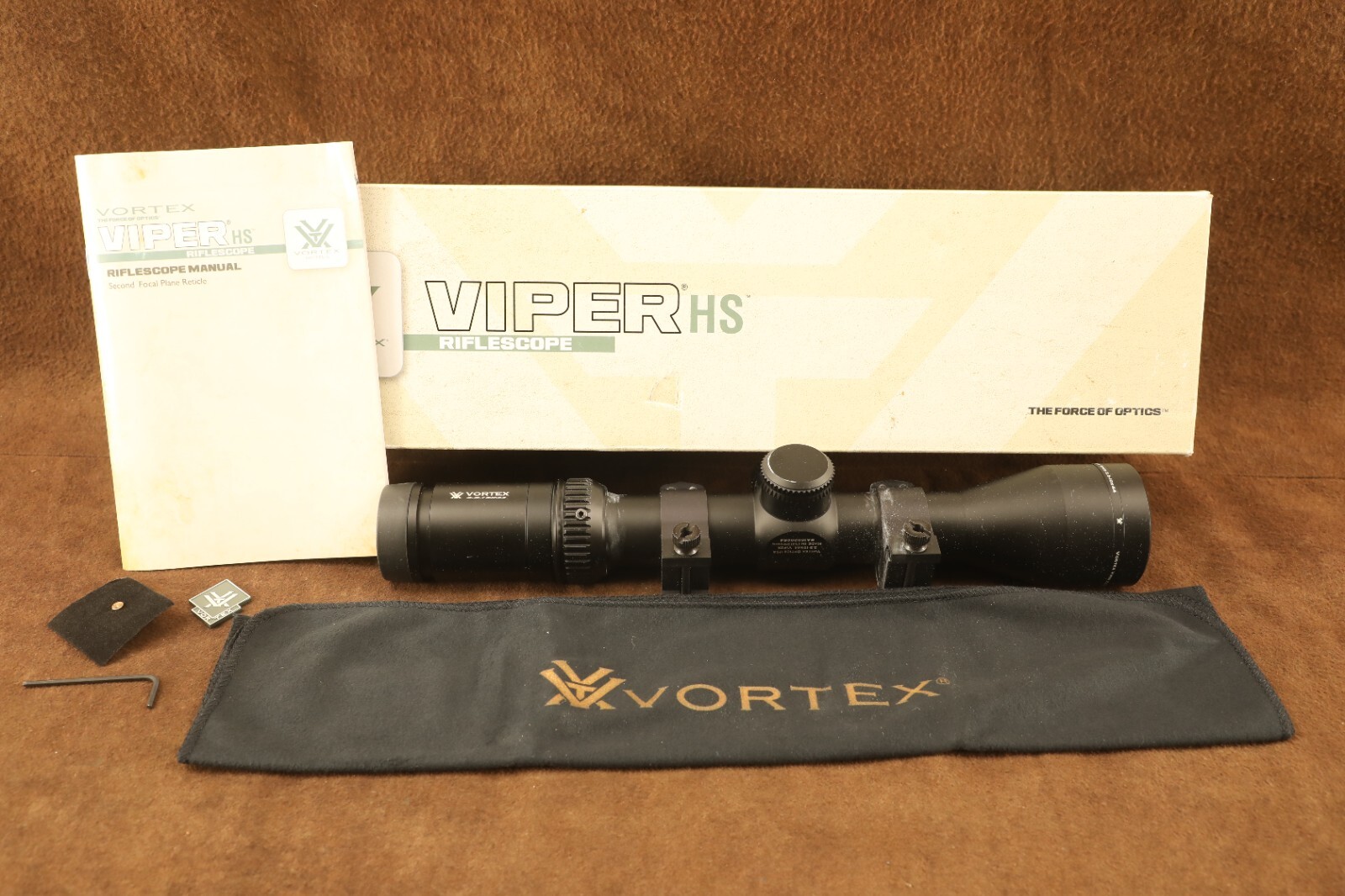 Vortex Viper HS 2.5-10x44 30mm V-Plex Reticle MOA Rifle Scope & Rings # VHS-4302 | eBay